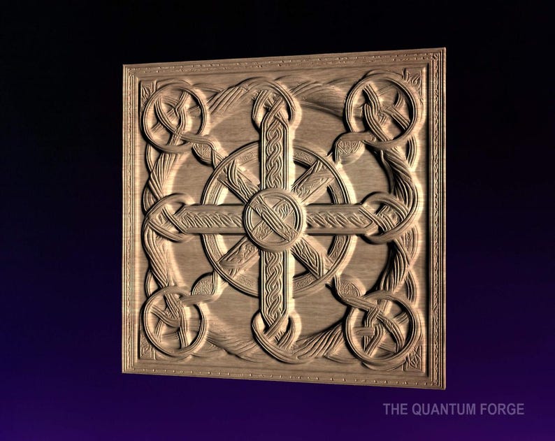 Celtic Cross STL 3D CNC STL File Digital Download Vcarve Aspire Artcam ...