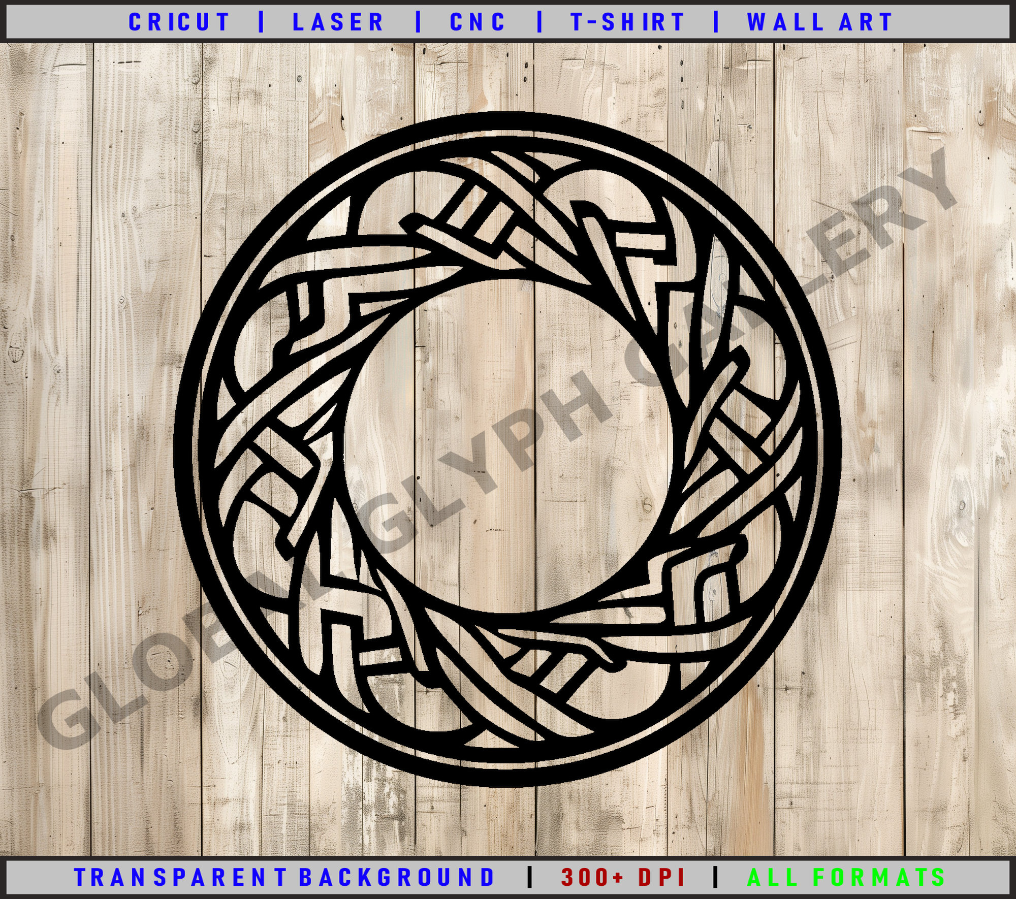 Celtic Ring Knot SVG, Set 4, Celtic Art Circle, Digital Artwork, Cricut ...