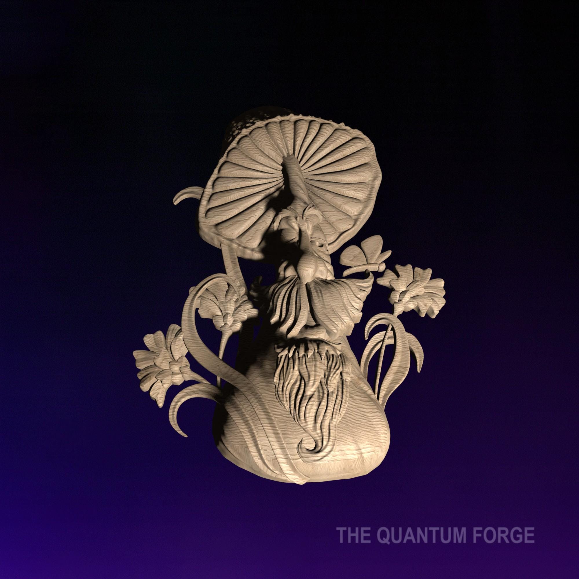 Mushroom Man STL | 3D CNC STL File | Digital Download | Vcarve Aspire ...