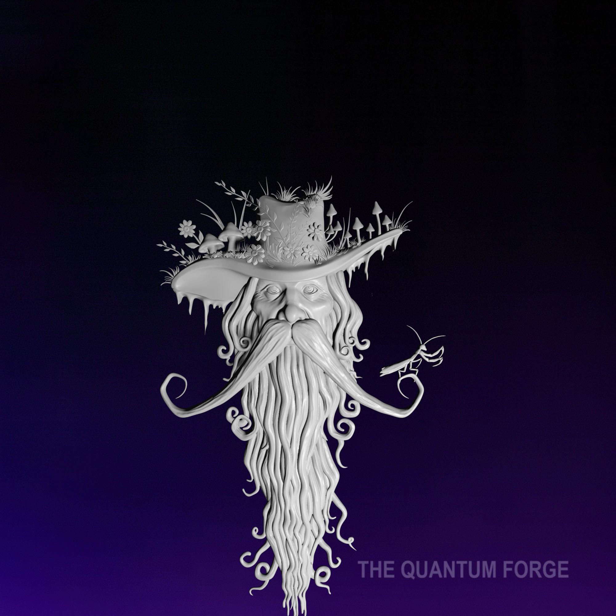 Wizard Face STL 3D CNC STL File Digital Download Vcarve Aspire Artcam ...