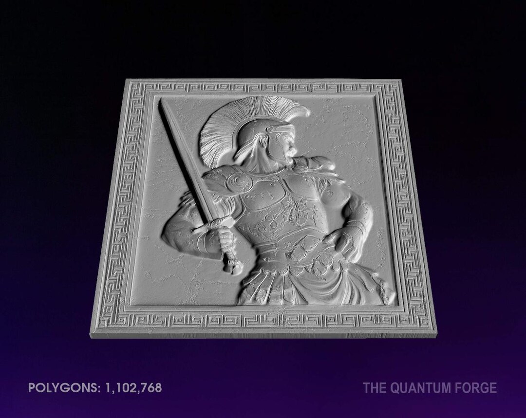 Roman Legionnaire STL 3D CNC STL File Digital Download Vcarve Aspire ...