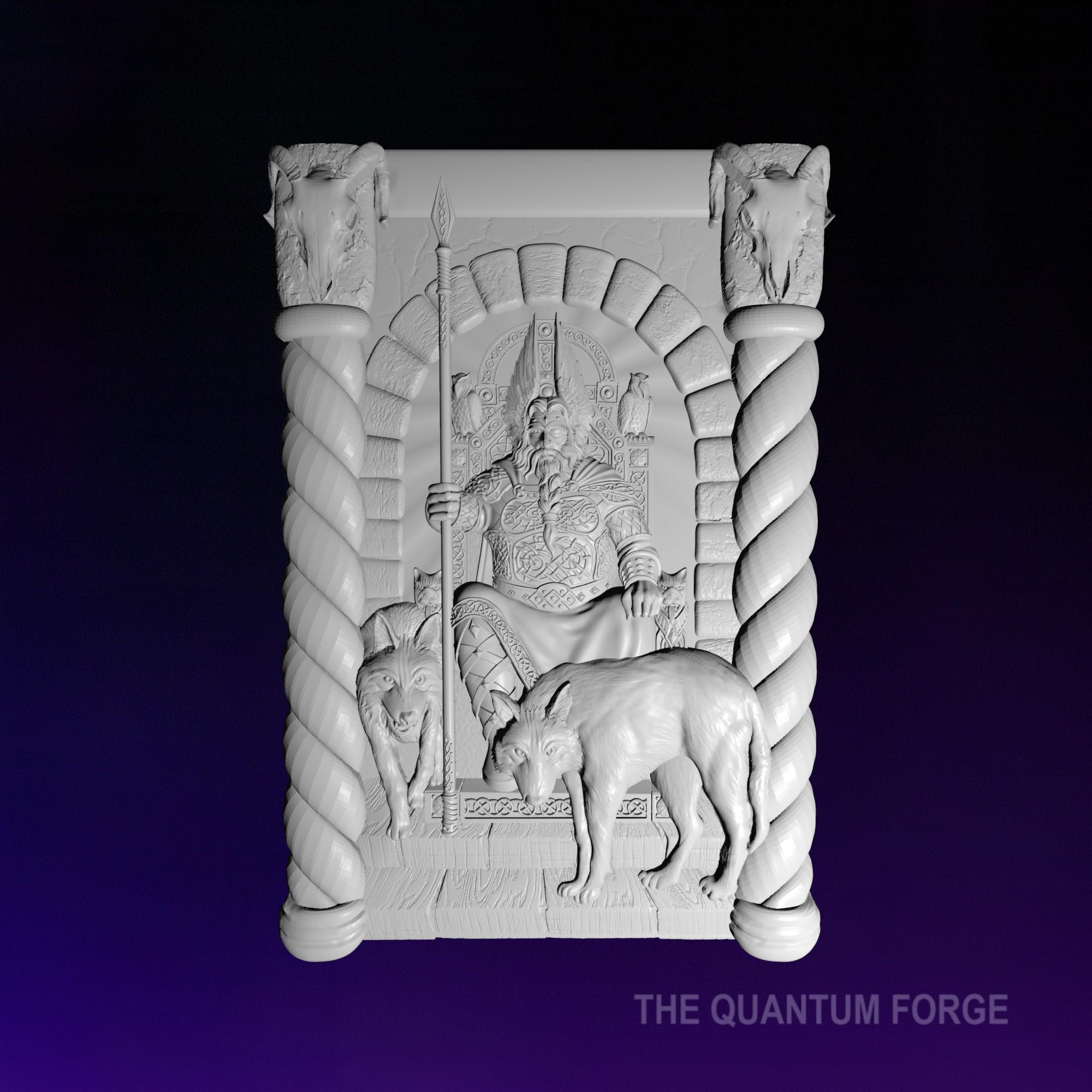 Odin STL | 3D CNC STL File | Digital Download | Vcarve Aspire Artcam ...
