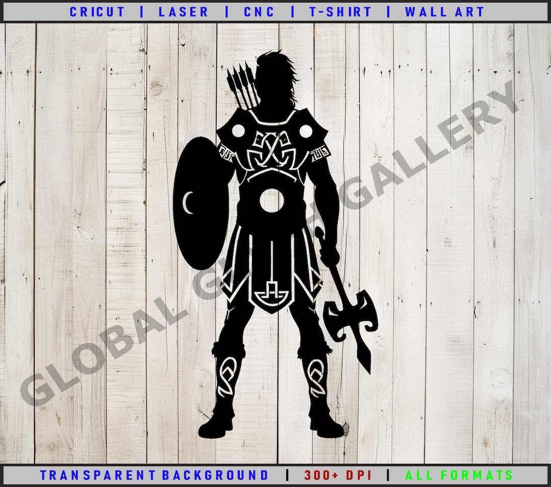 Celtic Warrior SVG, Warrior SVG, Celtic SVG, Celtic Tattoo, Digital ...
