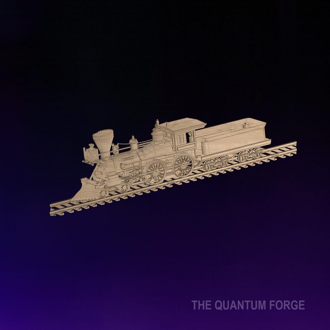 Locomotive STL | 3D CNC STL File | Digital Download | Vcarve Aspire ...