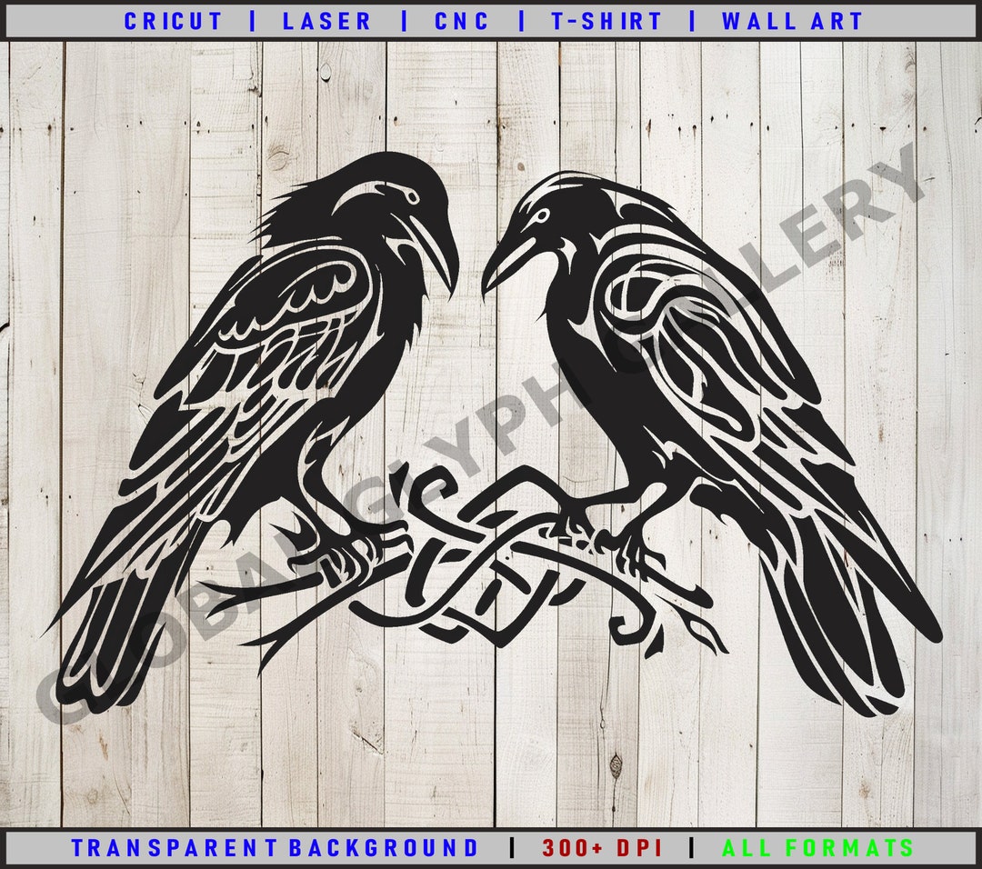 Celtic Raven SVG, Ravens SVG, Celtic SVG, Celtic Tattoo, Digital ...