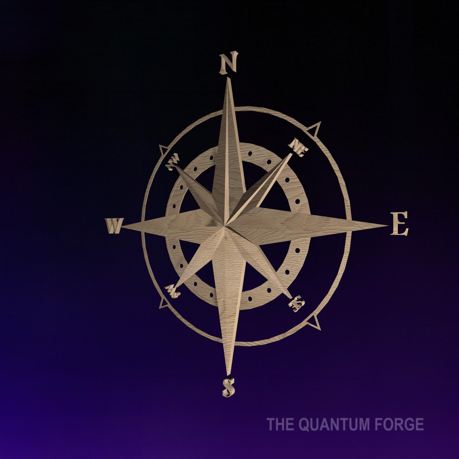 Compass STL | 3D CNC STL File | Digital Download | Vcarve Aspire Artcam ...