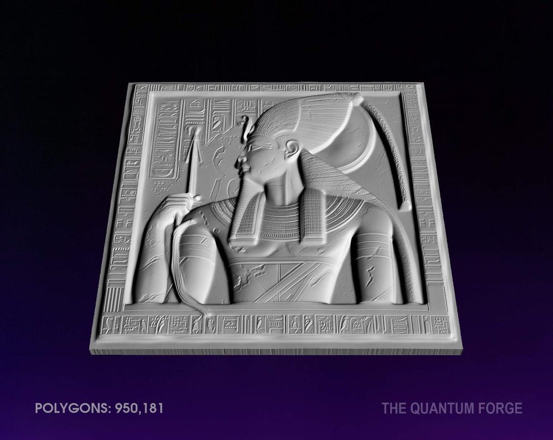 Egyptian God Osiris STL 3D CNC STL File Digital Download 3D Printer ...