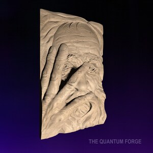 Old Man STL | 3D CNC STL File | Digital Download | Vcarve Aspire Artcam ...
