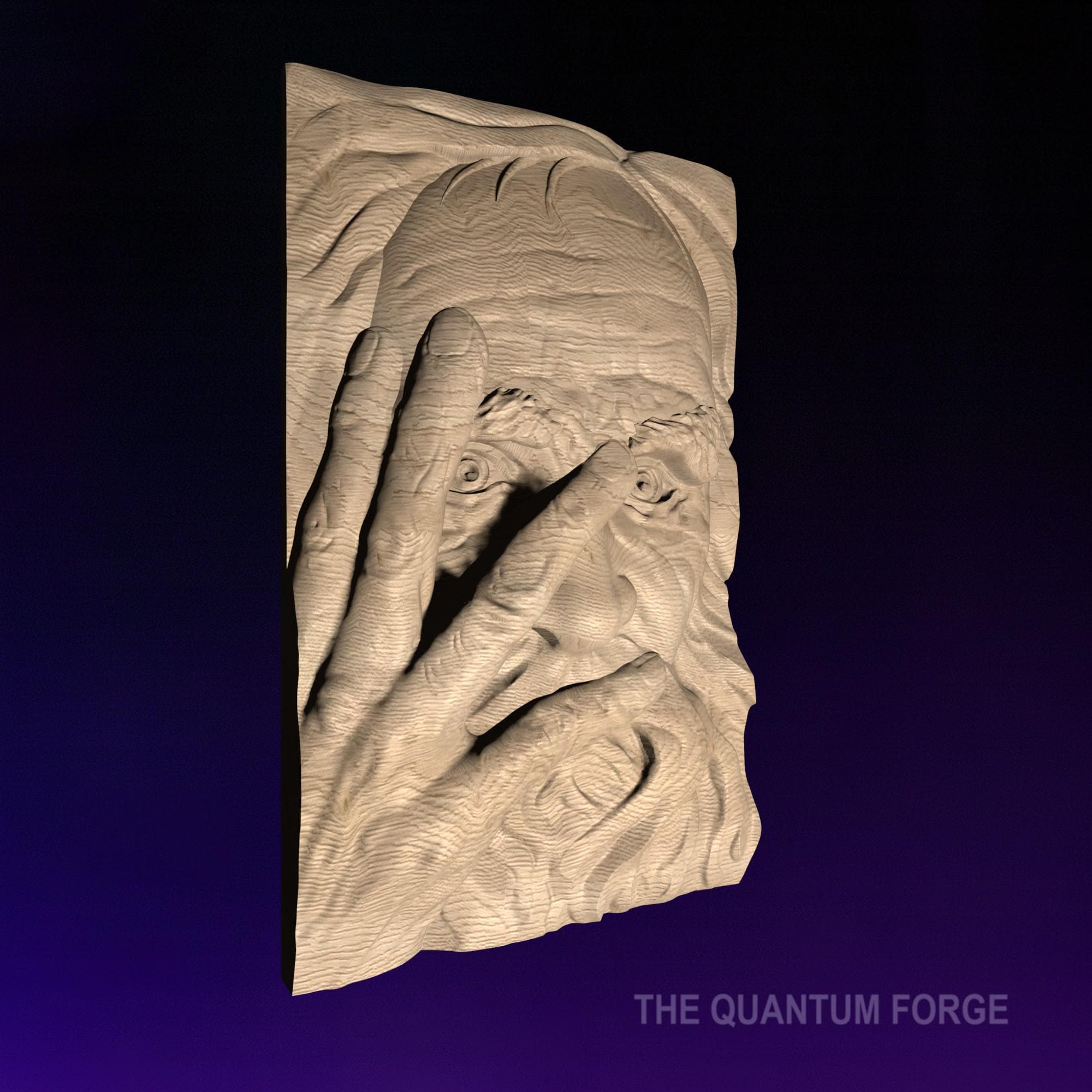 Old Man STL | 3D CNC STL File | Digital Download | Vcarve Aspire Artcam ...