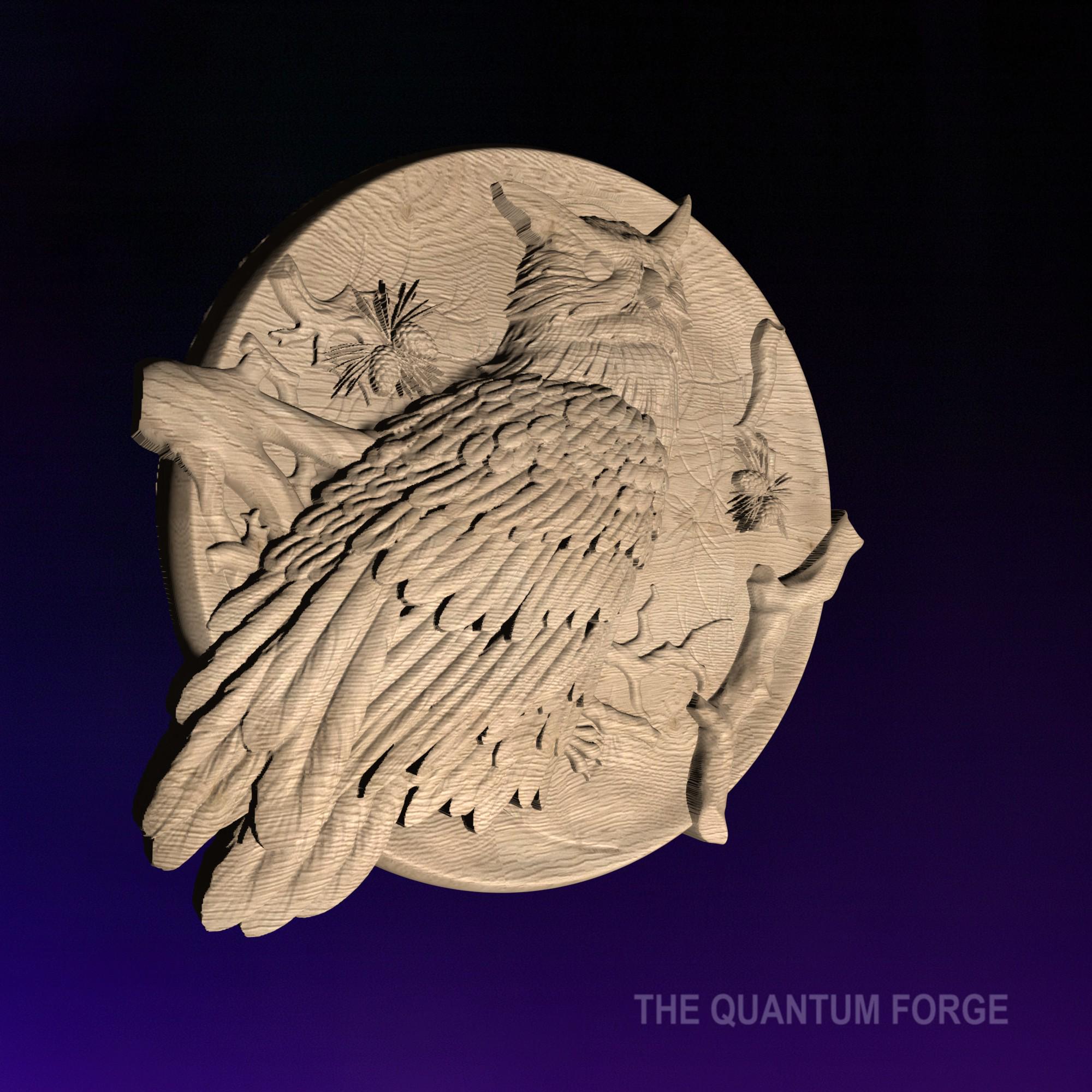 Owl STL | 3D CNC STL File | Digital Download | Vcarve Aspire Artcam ...