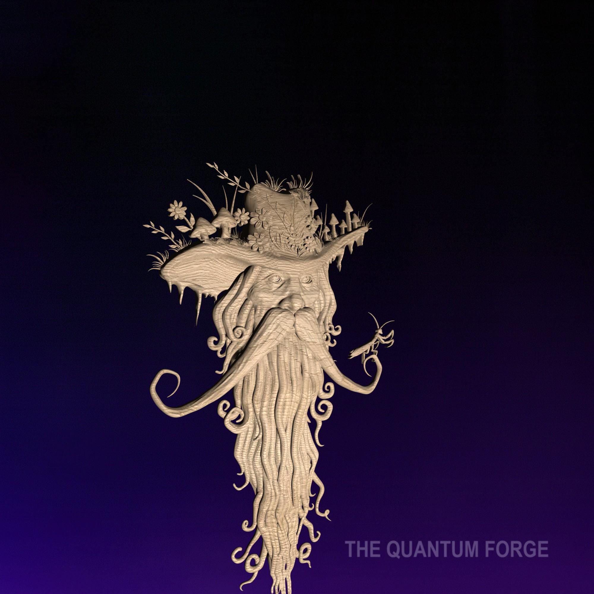 Wizard Face STL | 3D CNC STL File | Digital Download | Vcarve Aspire ...