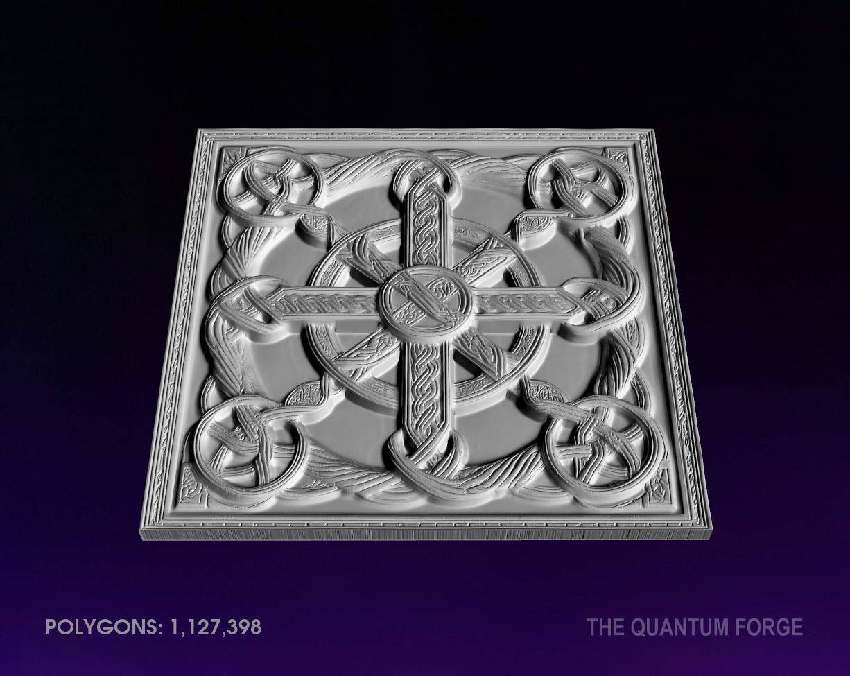 Celtic Cross STL 3D CNC STL File Digital Download Vcarve Aspire Artcam ...