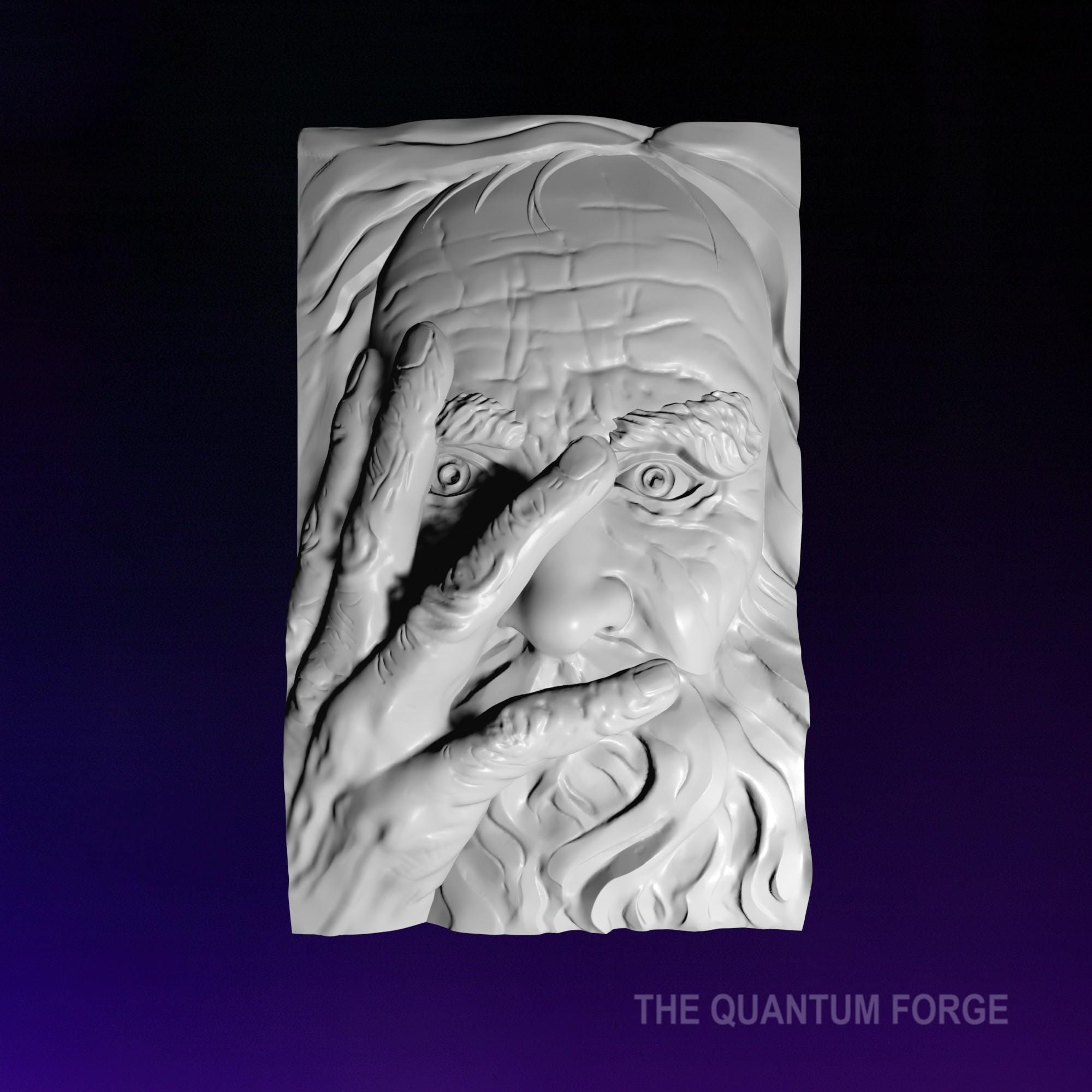 Old Man STL | 3D CNC STL File | Digital Download | Vcarve Aspire Artcam ...