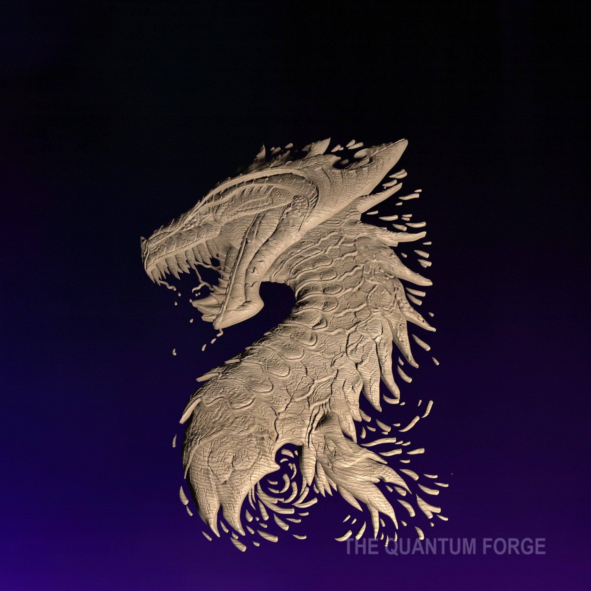 Dragon STL | 3D CNC STL File | Digital Download | Vcarve Aspire Artcam ...