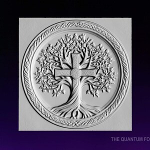 Celtic Cross Tree STL 3D CNC STL File Digital Download Vcarve Aspire ...