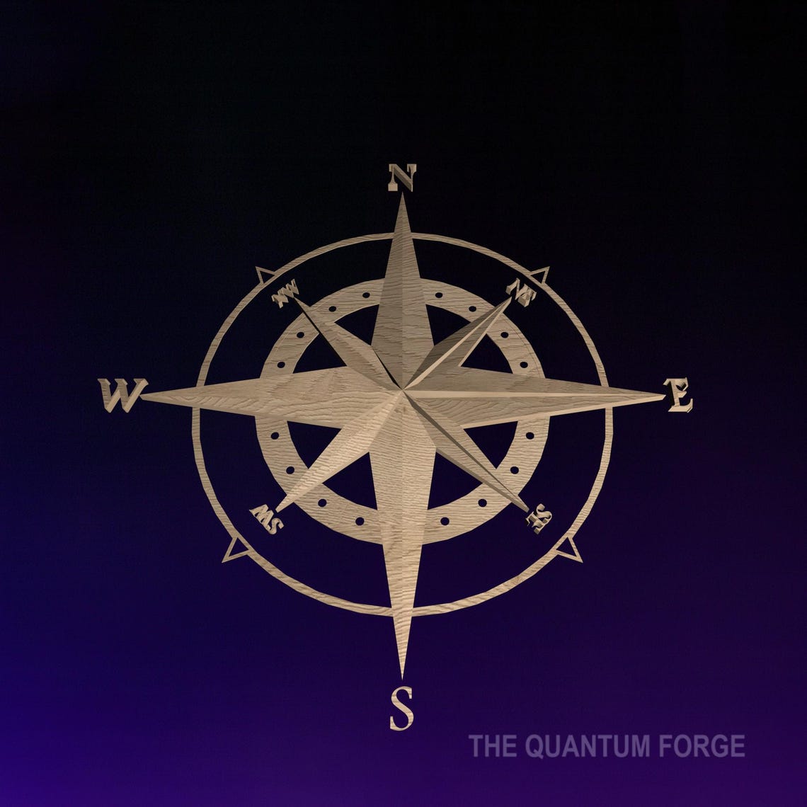 Compass STL | 3D CNC STL File | Digital Download | Vcarve Aspire Artcam ...