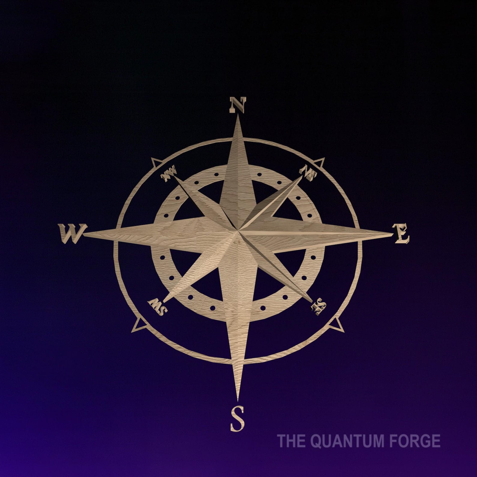 Compass STL | 3D CNC STL File | Digital Download | Vcarve Aspire Artcam ...