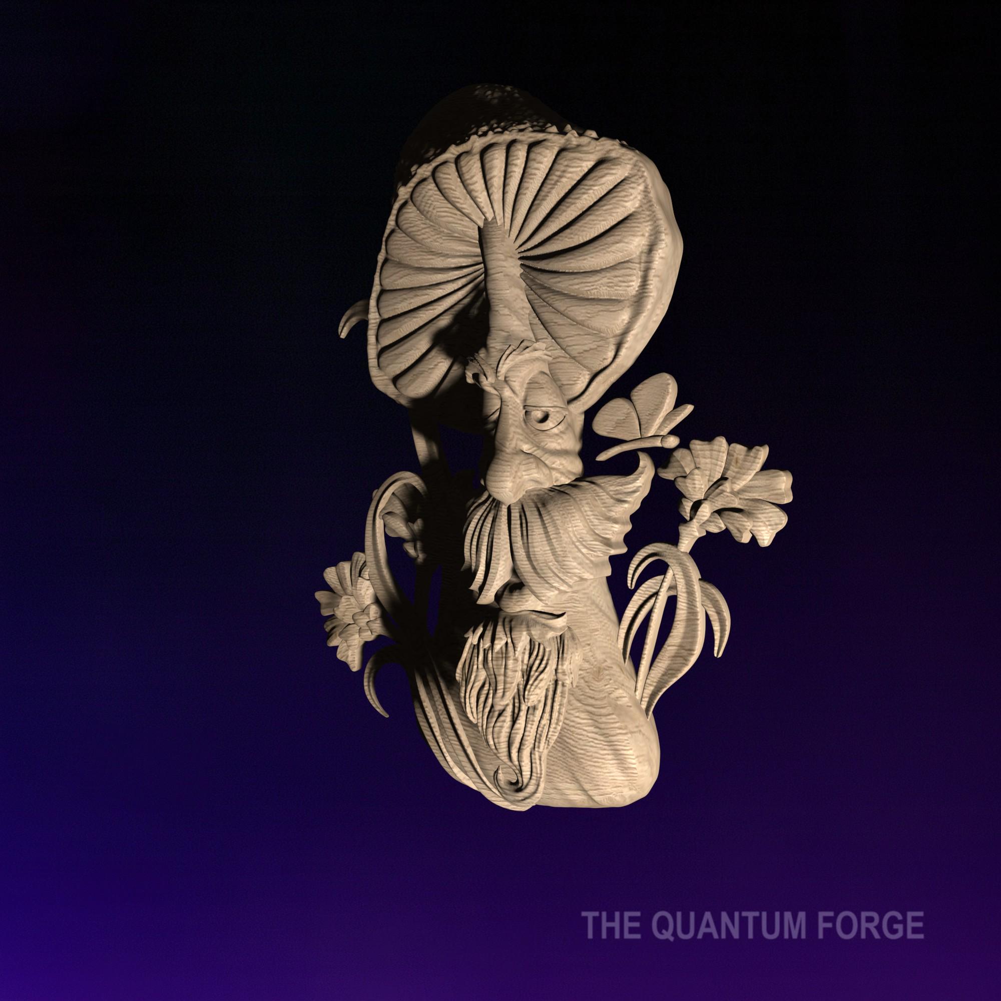 Mushroom Man STL | 3D CNC STL File | Digital Download | Vcarve Aspire ...