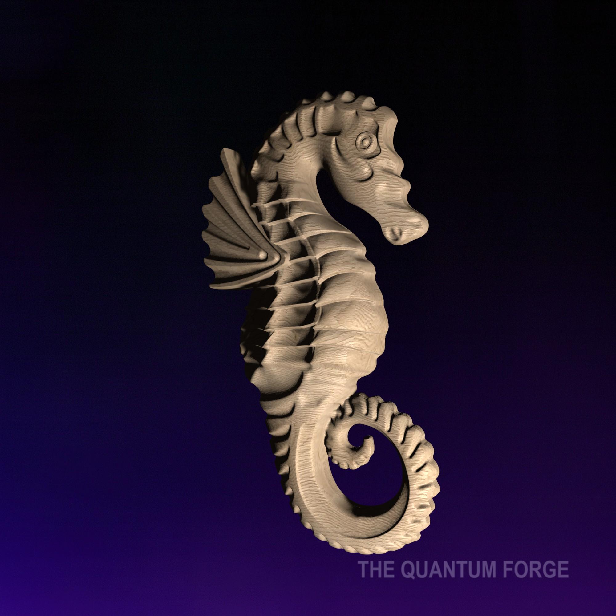 Sea Horse STL | 3D CNC STL File | Digital Download | Vcarve Aspire ...