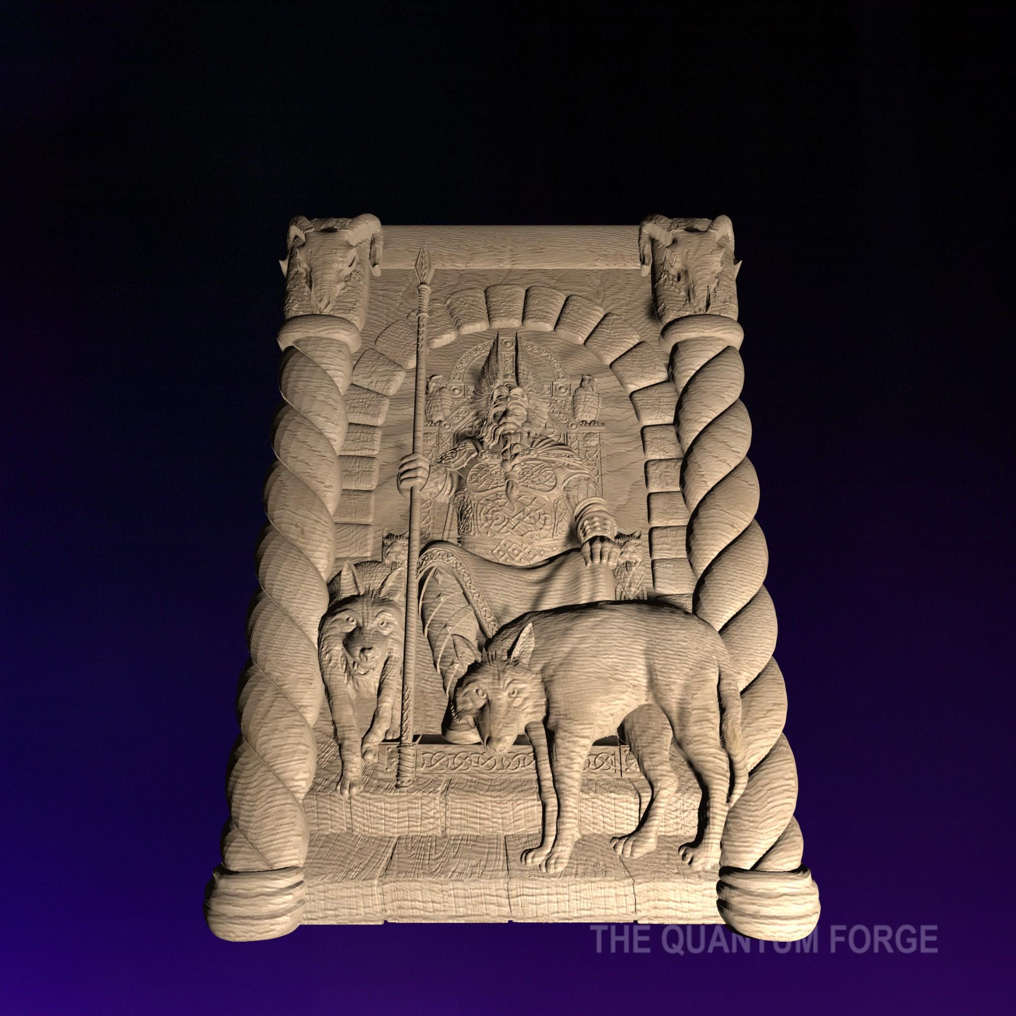 Odin STL | 3D CNC STL File | Digital Download | Vcarve Aspire Artcam ...