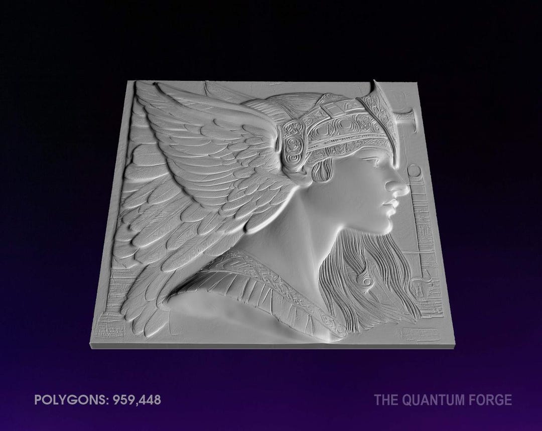 Valkyrie Warrior STL 3D CNC STL File Digital Download 3D Printer Model ...