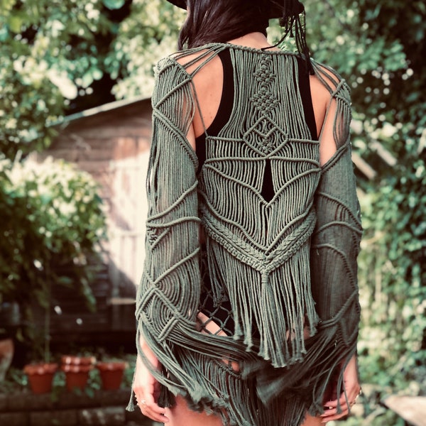 Macrame Jacket - Etsy