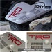 Domed 3D Raised Letters Inserts Compatible With TRD Pro Skid Plate ...