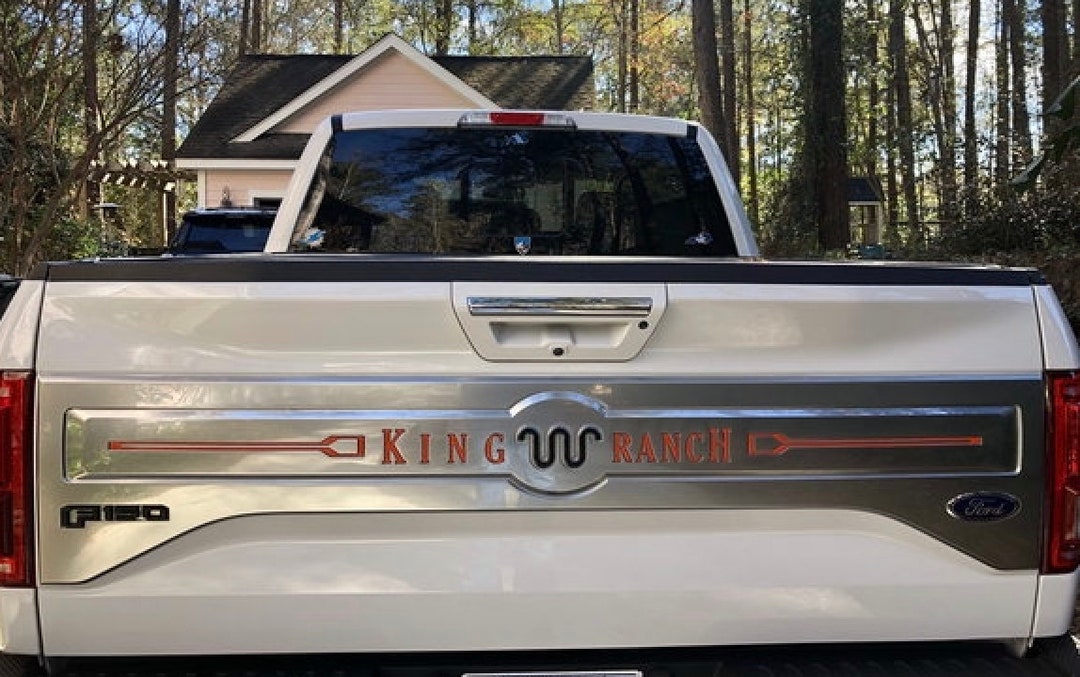 Domed Tailgate Letters Compatible With Ford F-150 King Ranch - Etsy