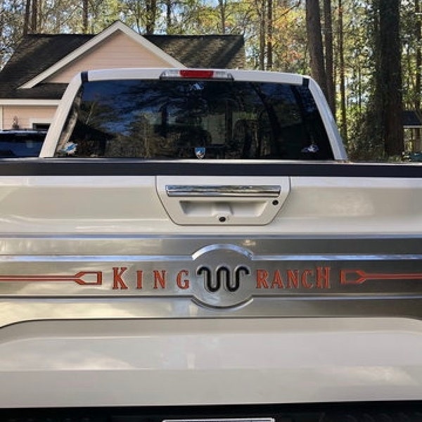 King Ranch Raised Letters - Etsy