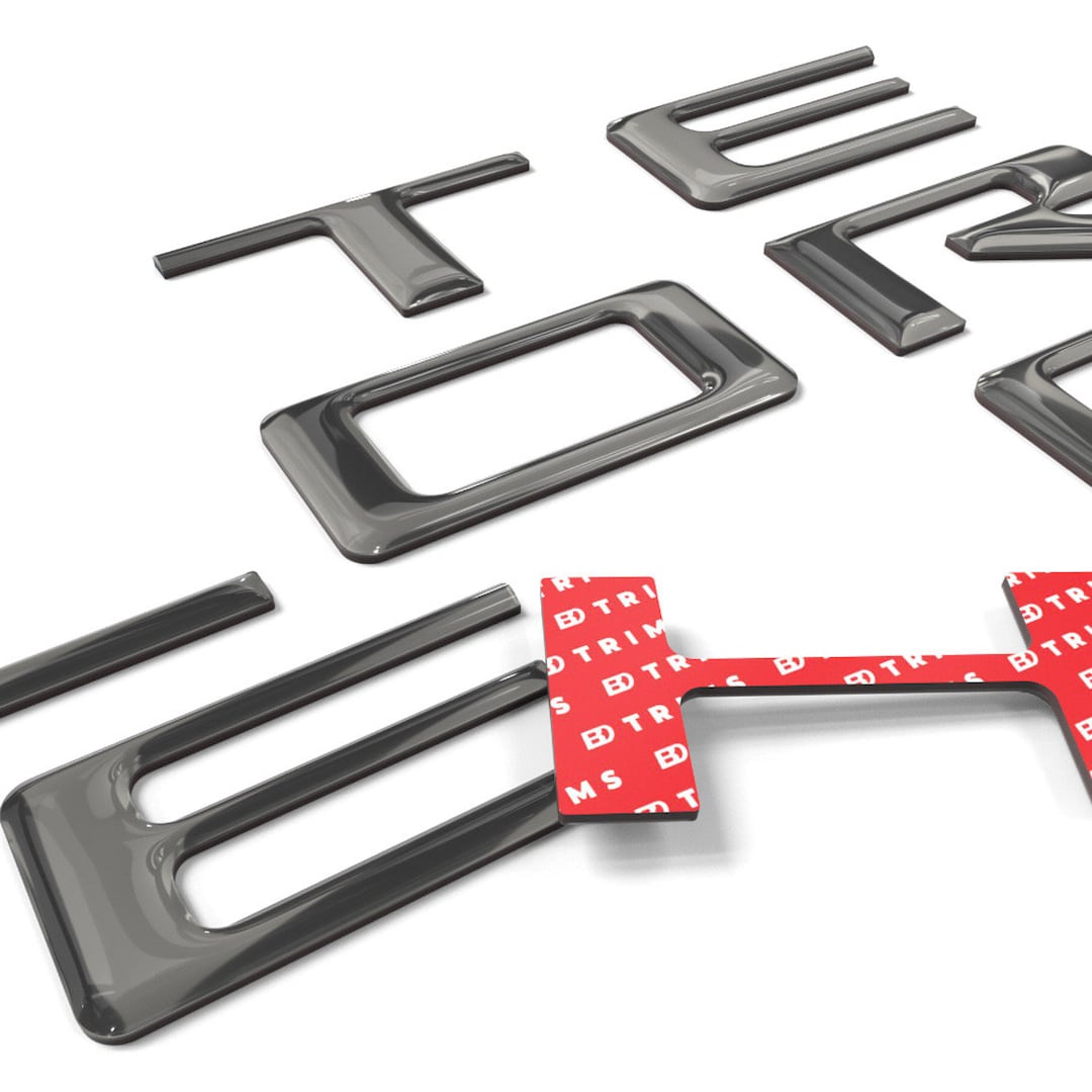 Domed 3D Raised Letters Inserts Compatible With Chevrolet Colorado 2023 ...