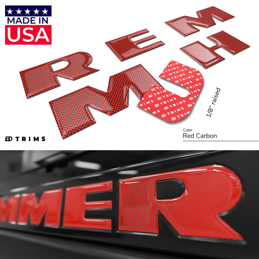 Domed 3D Raised Letters Inserts Compatible With Hummer H2 TAILGATE - Etsy
