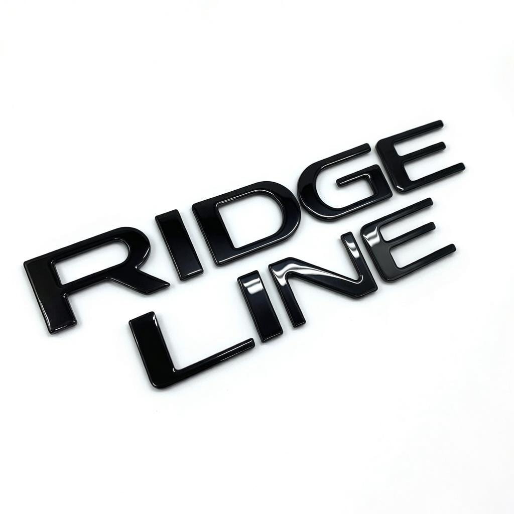 Bdtrims | 3D Domed Letters Inserts Compatible With Honda Ridgeline 2022 ...