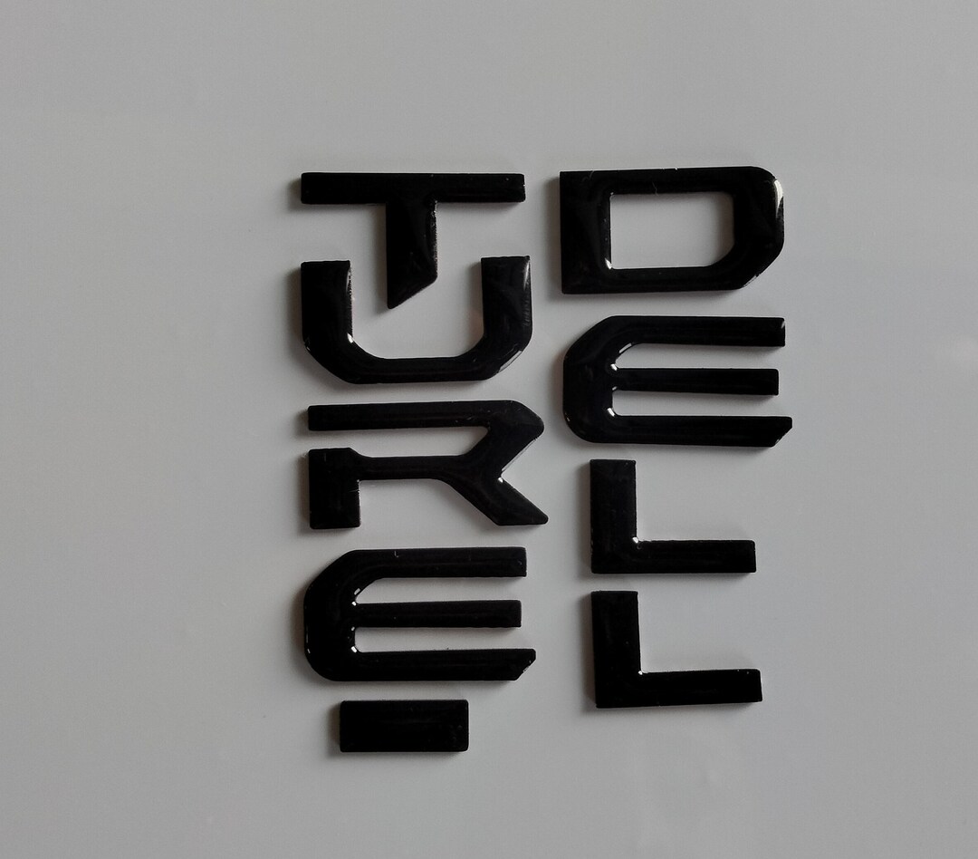 Domed 3D Raised Letters Inserts for Telluride 2024 Rear Sets - Etsy