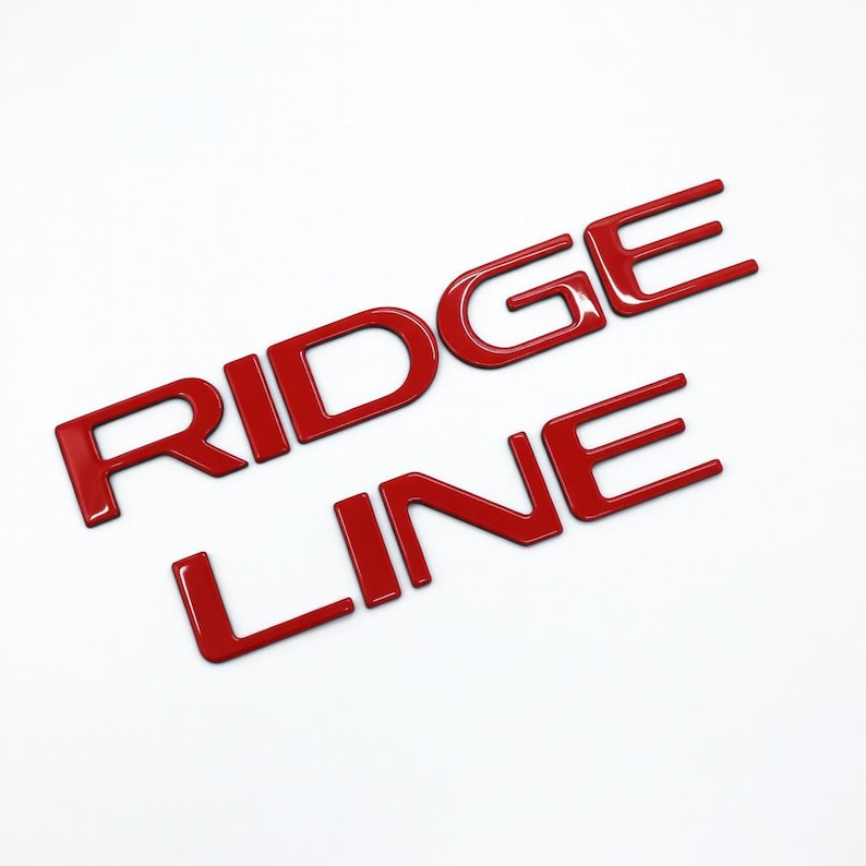 Bdtrims | 3D Domed Letters Inserts Compatible With Honda Ridgeline 2022 ...