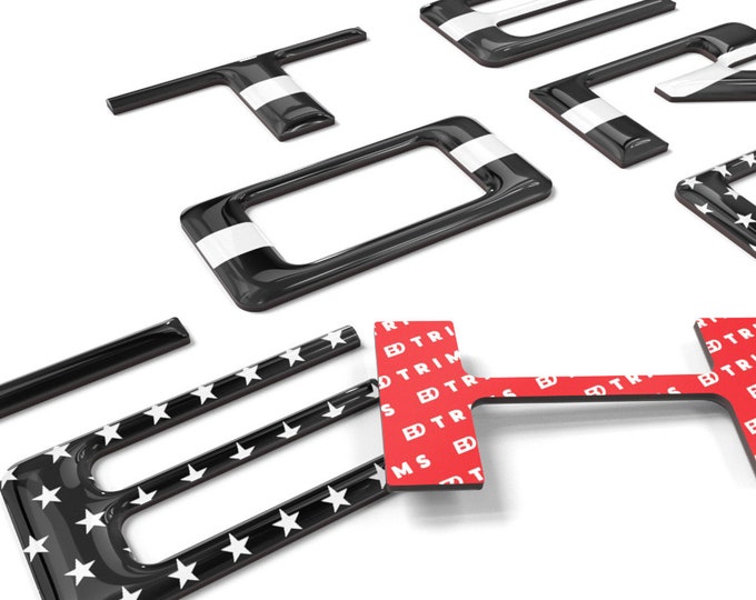 Domed 3D Raised Letters Inserts Compatible With Chevrolet Colorado 2023 ...