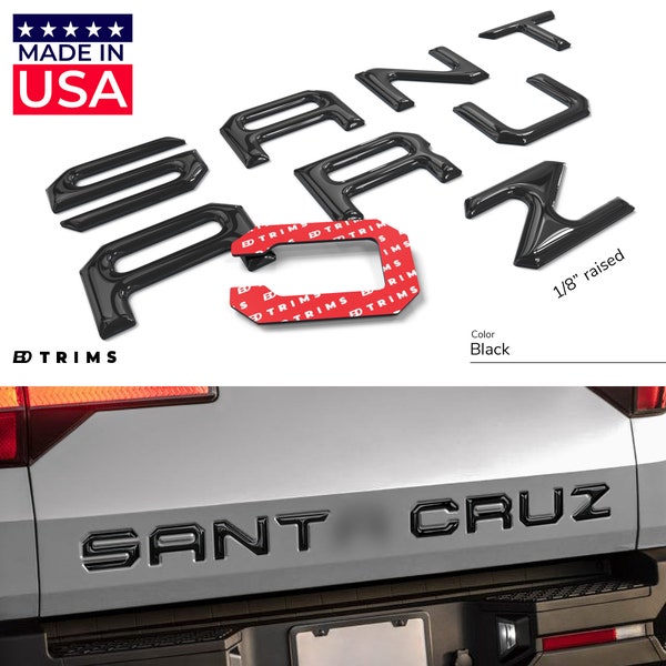 Hyundai Santa Cruz Letters - Etsy Australia