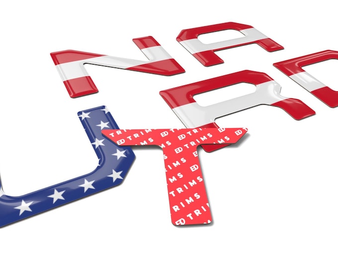 Domed 3D Raised Letters Inserts Compatible With Chevrolet Colorado 2023 ...