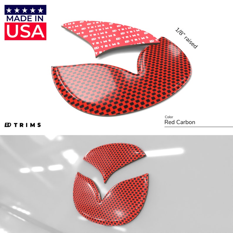 Domed 3D Raised Inserts for Rear Logo Fits Mazda CX-5 - Etsy