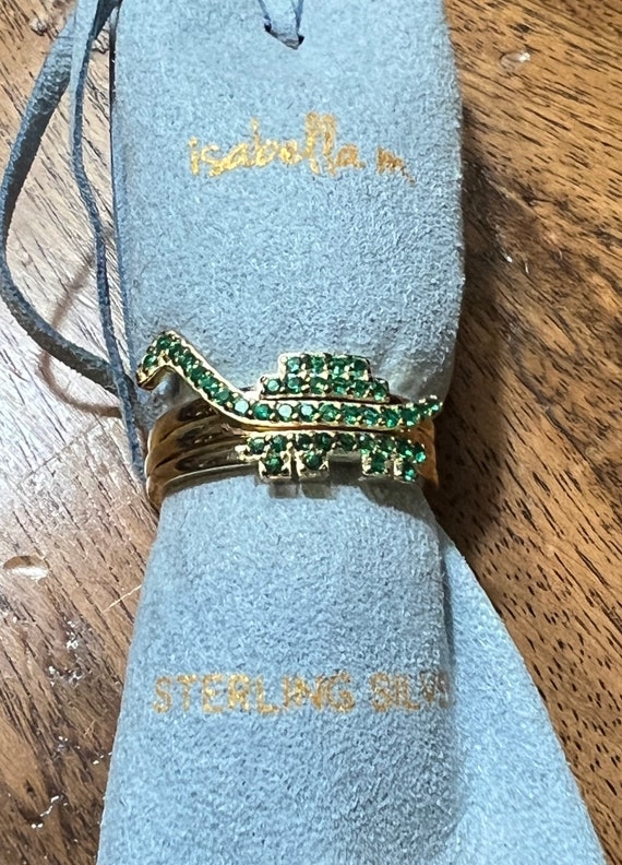 sterling silver and dinosaur - Gem