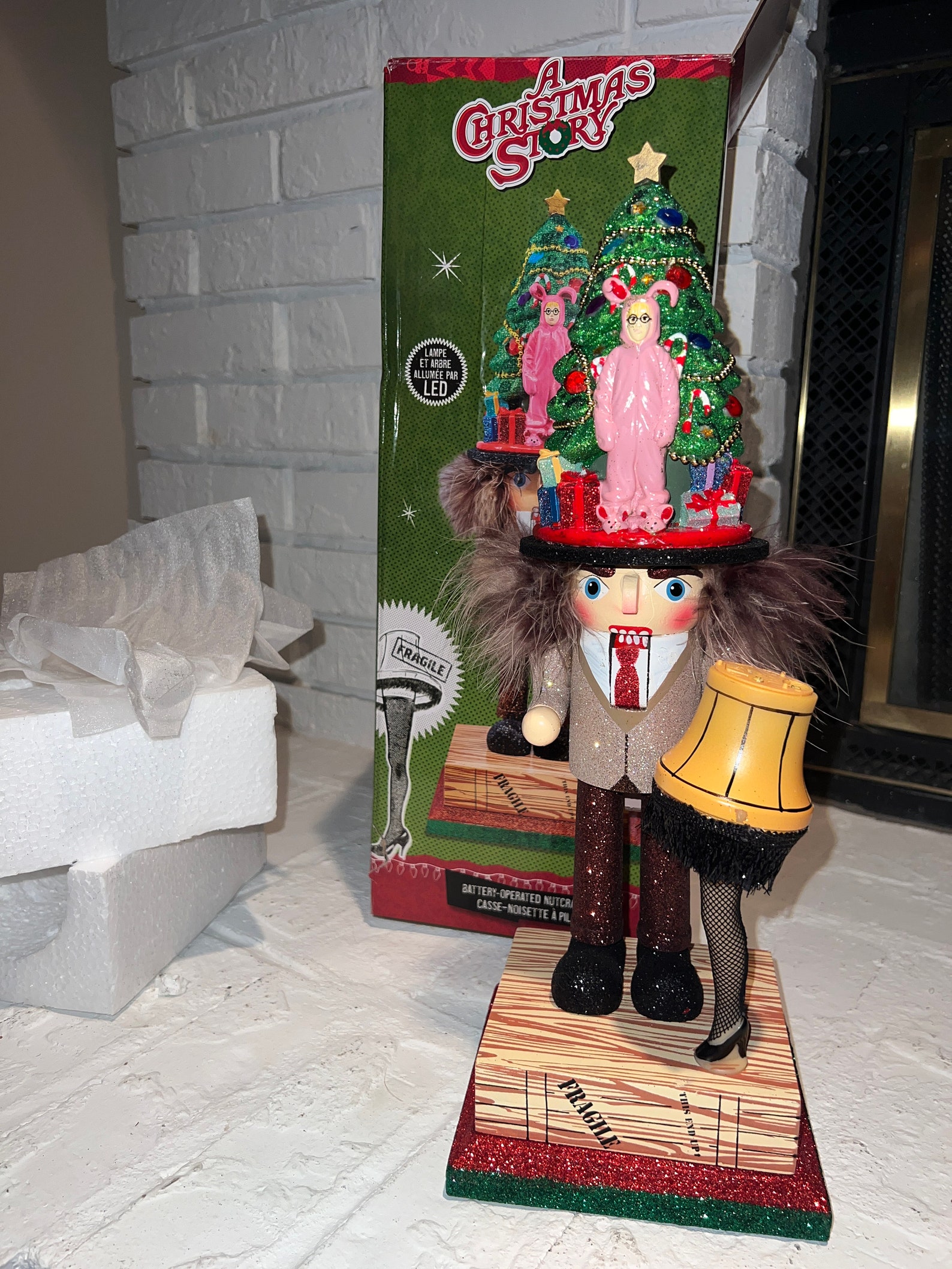 Super Fun Light up 15 A Christmas Story Kurt Adler Ralphie Leg Lamp ...