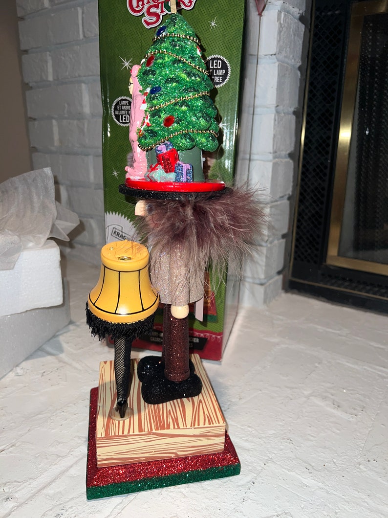 Super Fun Light up 15 A Christmas Story Kurt Adler Ralphie Leg Lamp ...