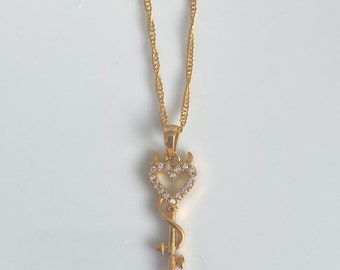 Devil Key Necklace - Etsy