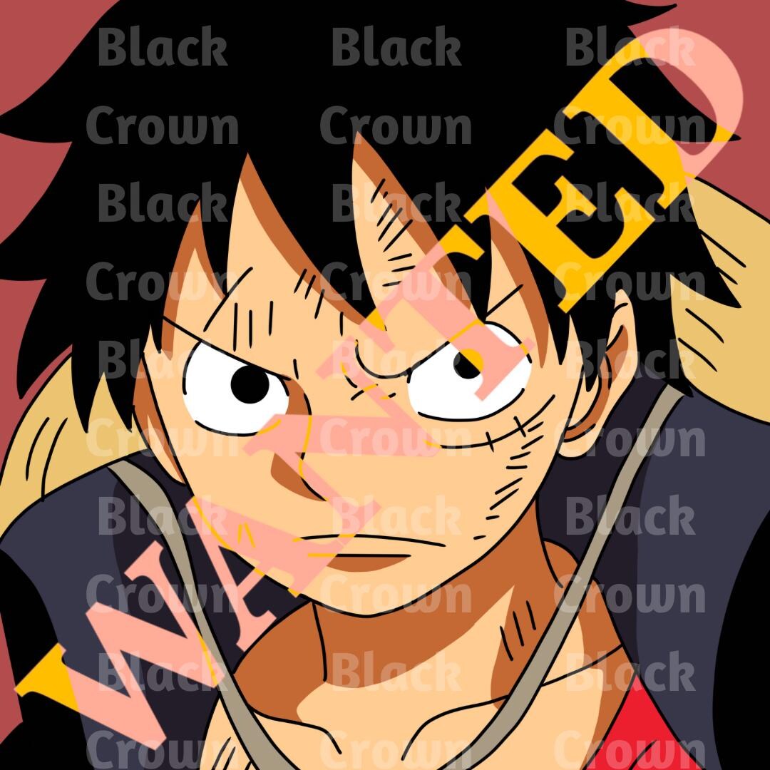 One Piece: Monkey D. Luffy Wanted Poster - Etsy Israel