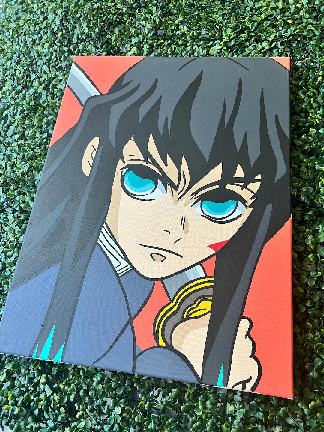 Demon Slayer Wall Art: Muchiro - Mist Hashira - Etsy