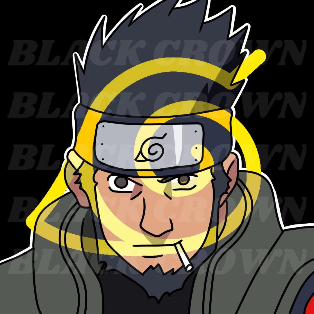 Naruto Shippuden | Asuma | Anime Poster | Manga Art Print | Asuma ...