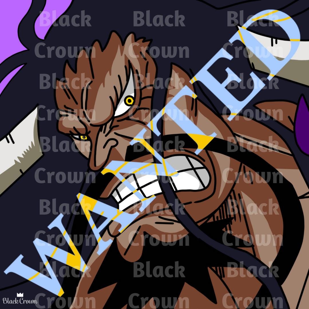 One Piece: Kaido Wanted Poster - Etsy