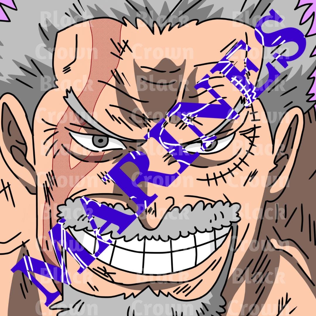 One Piece: Monkey D. Garp Wanted Poster - Etsy UK