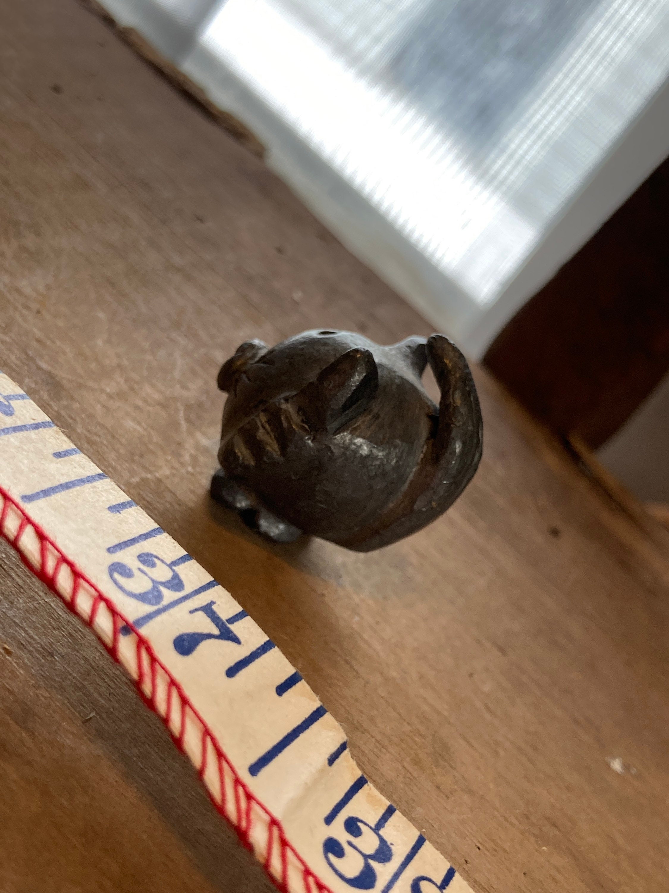 Art & Collectibles lead mini cat figure *must see* Vintage Homemade Art ...