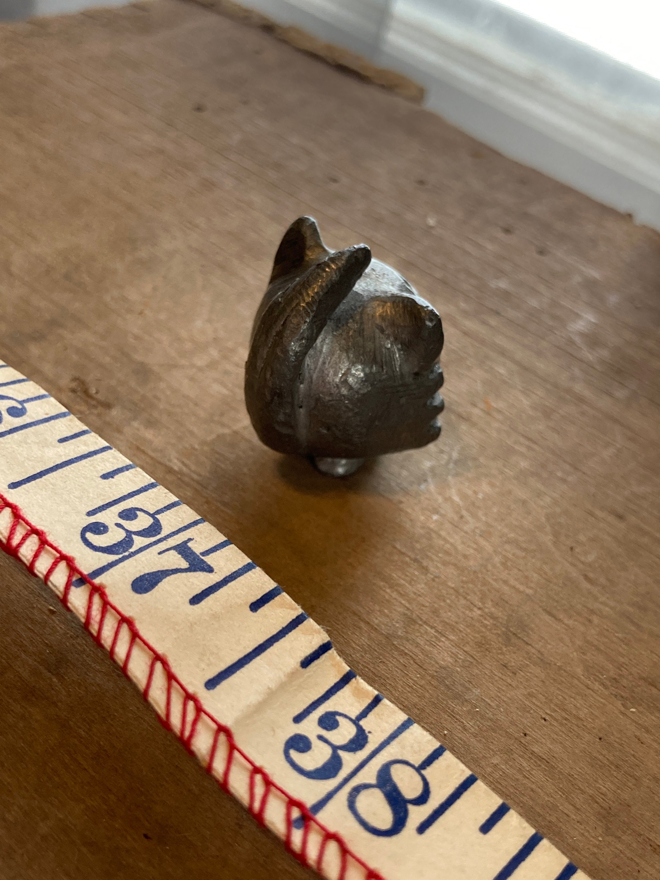 Art & Collectibles lead mini cat figure *must see* Vintage Homemade Art ...