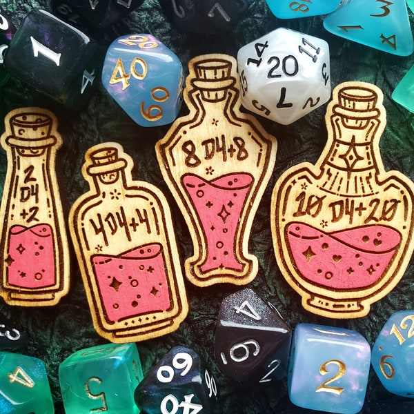 Dnd Health Potion Token - Etsy